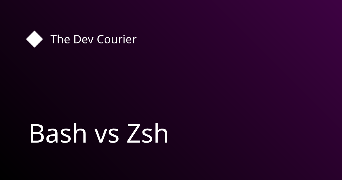 Bash vs Zsh: Which Shell Should You Choose in 2025? Unpacking Key ... Bash vs Zsh: Which Shell Should You Choose in 2025? Unpacking Key ...